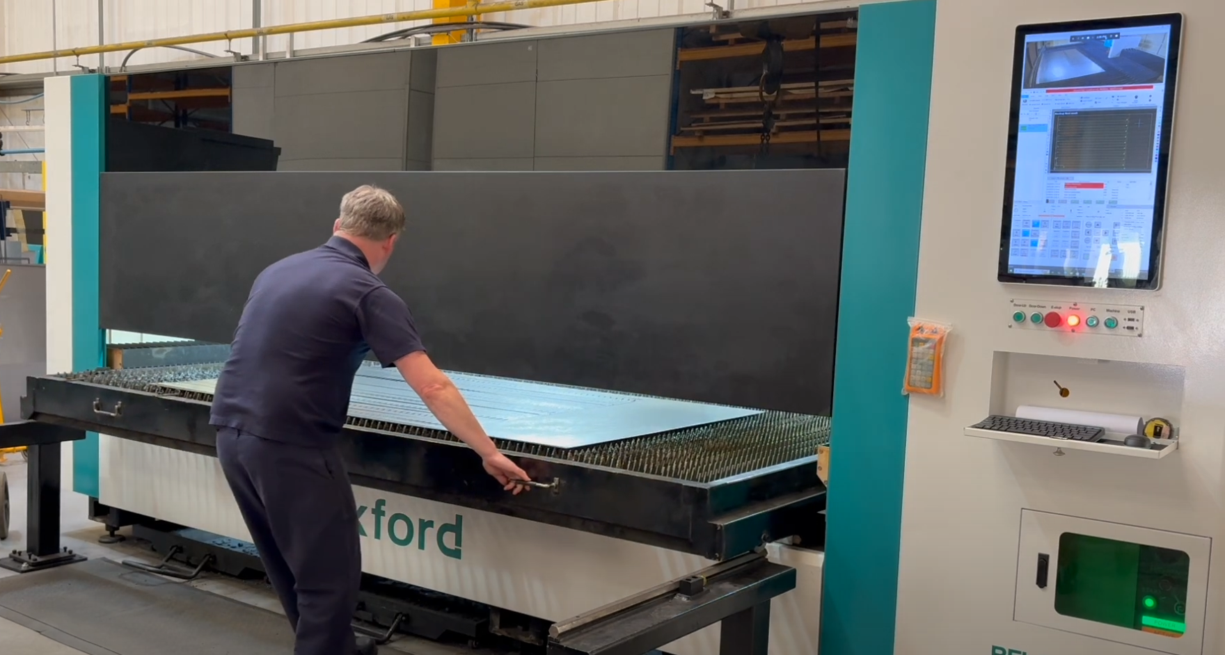 Watch Our Fibre Laser Cutter Cut Its Own Replacement Slats