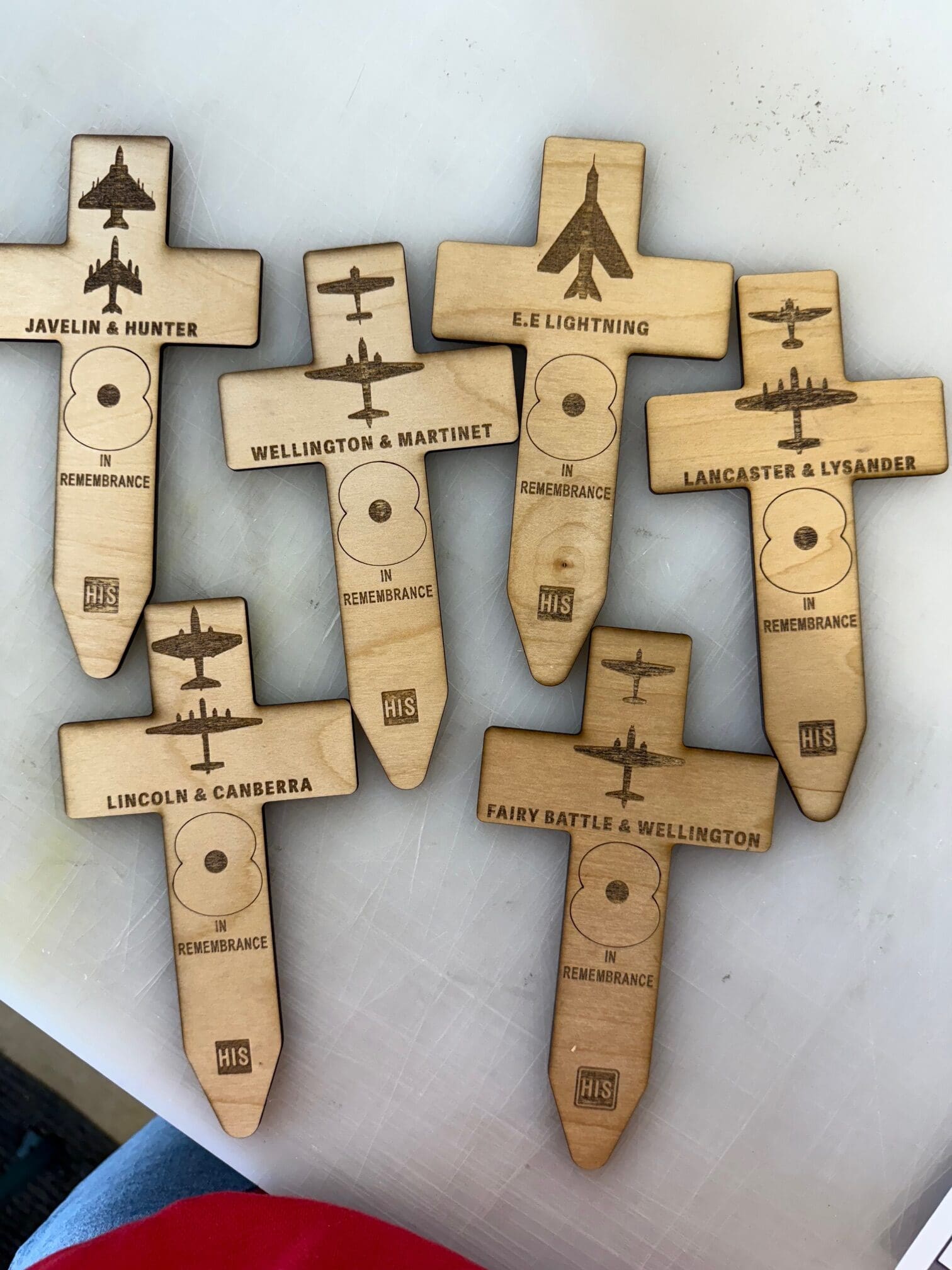 Honouring Remembrance Sunday: Wooden Laser-Cut Crosses Made with the BGL350